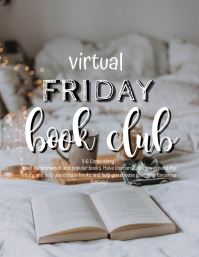 BOOK CLUB AD Template | PosterMyWall