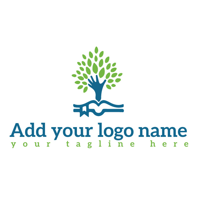 book club logo/tree logo/symbol logo/modern Template | PosterMyWall