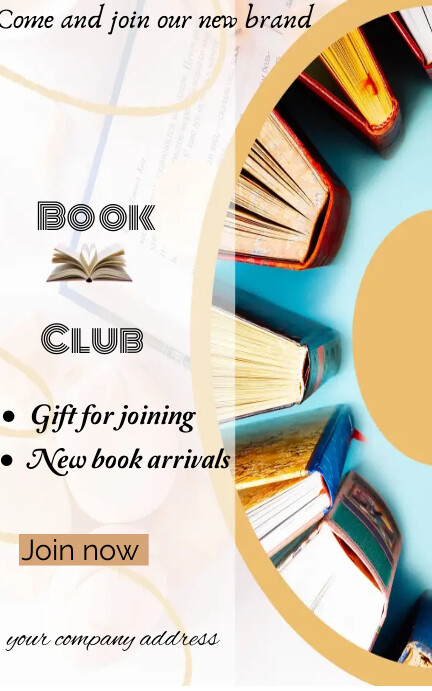 Book club template | PosterMyWall