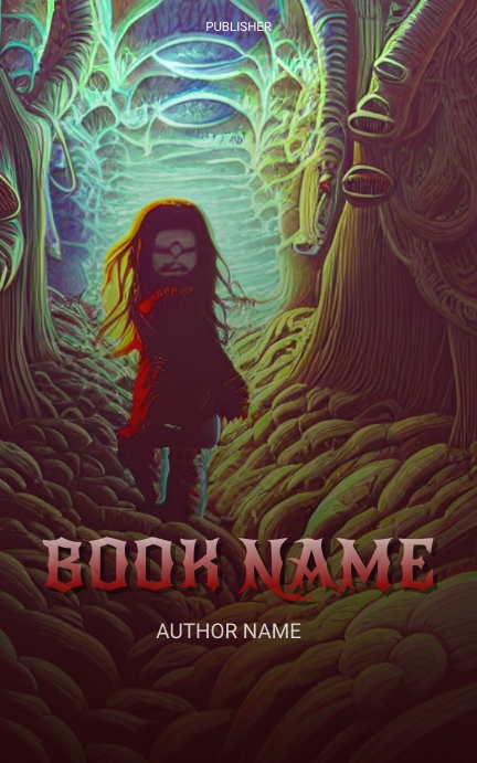 Book Cover adventure,science fiction, drama Template | PosterMyWall