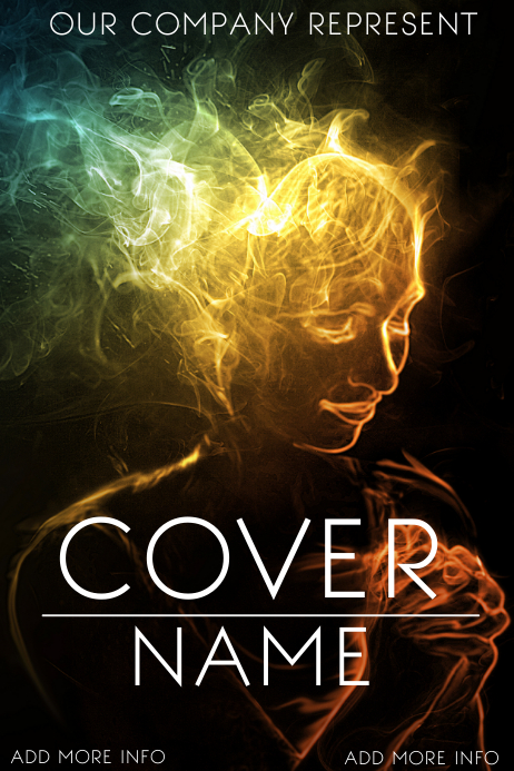 Book cover flyer template | PosterMyWall