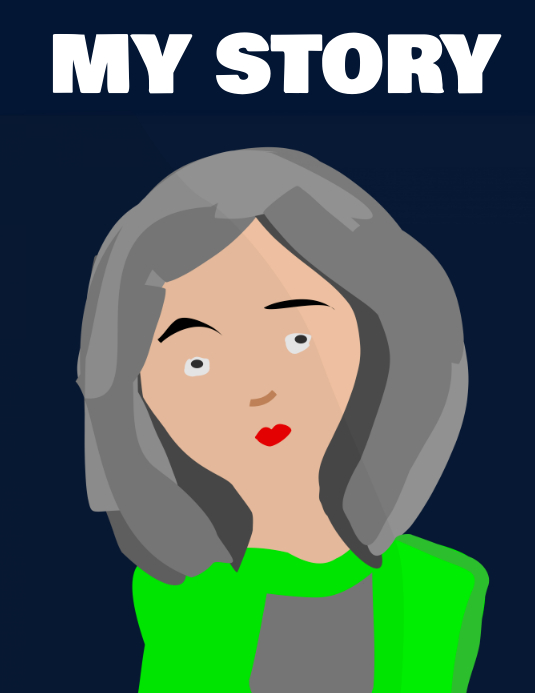 Copy of Book cover of a sad girl | PosterMyWall