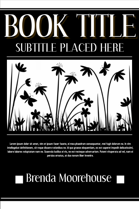 Book Cover Template | PosterMyWall