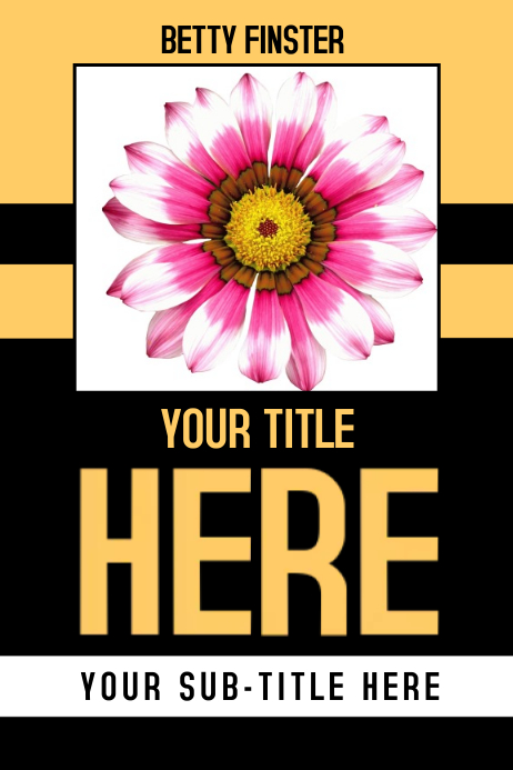 Book Cover Template | PosterMyWall