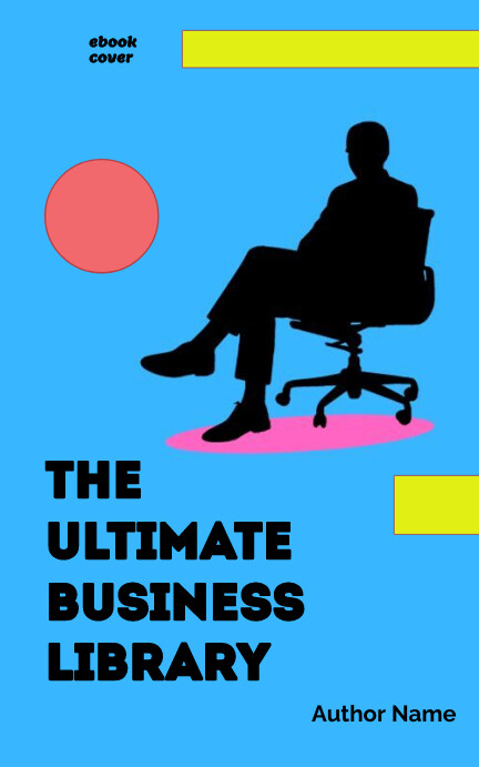 book cover - the ultimate business library Template | PosterMyWall