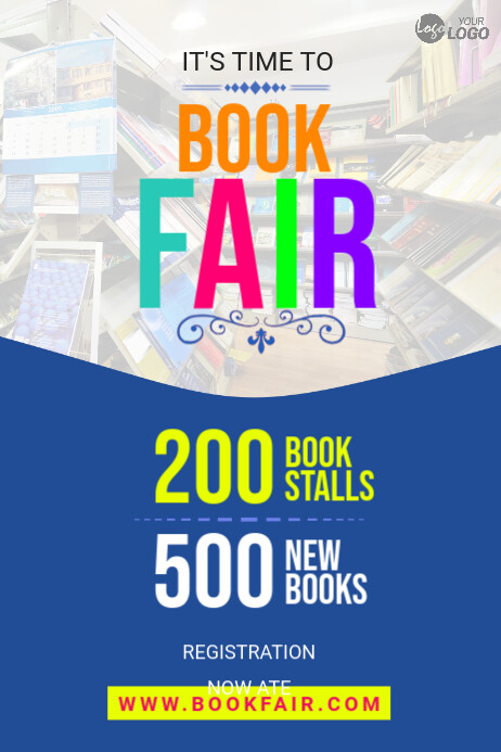 Copy of Book Fair Banner Template | PosterMyWall