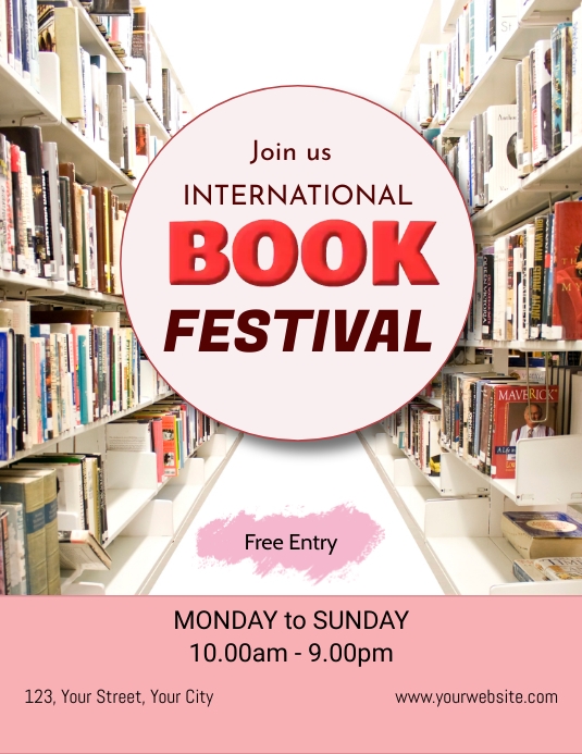 Book Fair Flyer Template | PosterMyWall