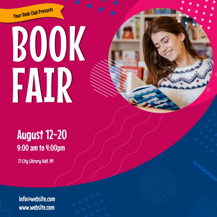 book fair flyer template | PosterMyWall