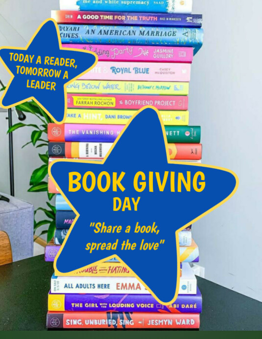 Copy of Book giving day | PosterMyWall