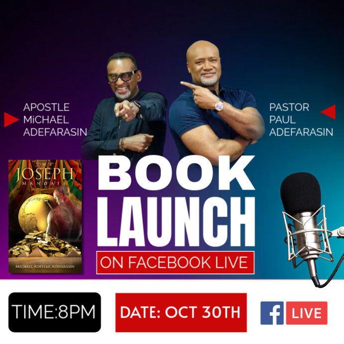 book launch Template | PosterMyWall