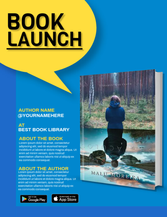 BOOK LAUNCH.E Template | PosterMyWall