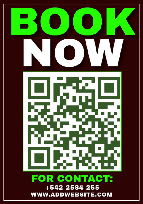 Book Now Template | PosterMyWall