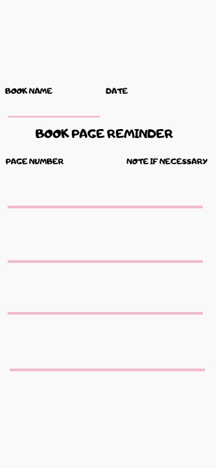 Book Page Reminder Template | PosterMyWall