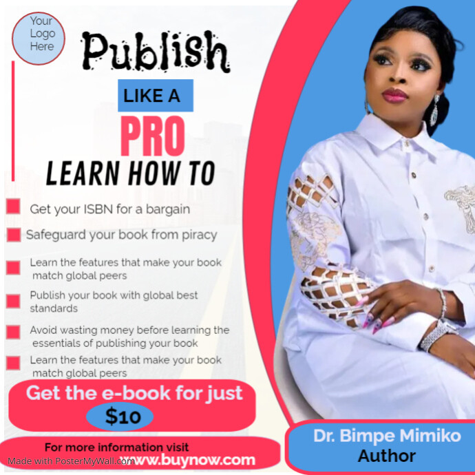 Book publishing flyer Template | PosterMyWall