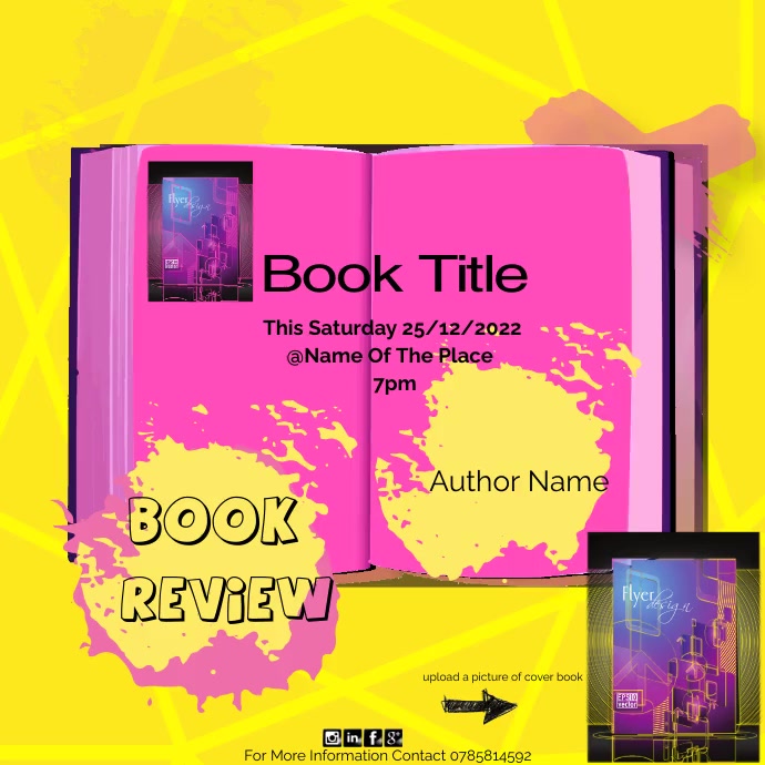 Book Cover Ads Template | PosterMyWall