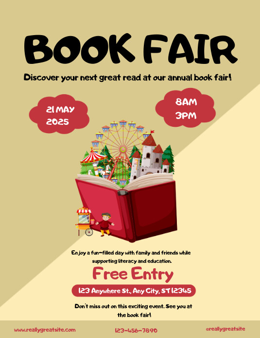 BOOK SALE FAIR BOOK LAUNCH SALE TEMPLATES | PosterMyWall