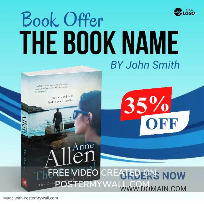 Copy of Book sale offer banner ad | PosterMyWall