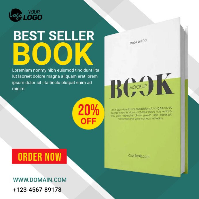 Book Selling Banner Post Template | PosterMyWall