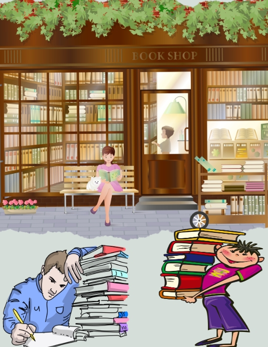 Book shop Template | PosterMyWall