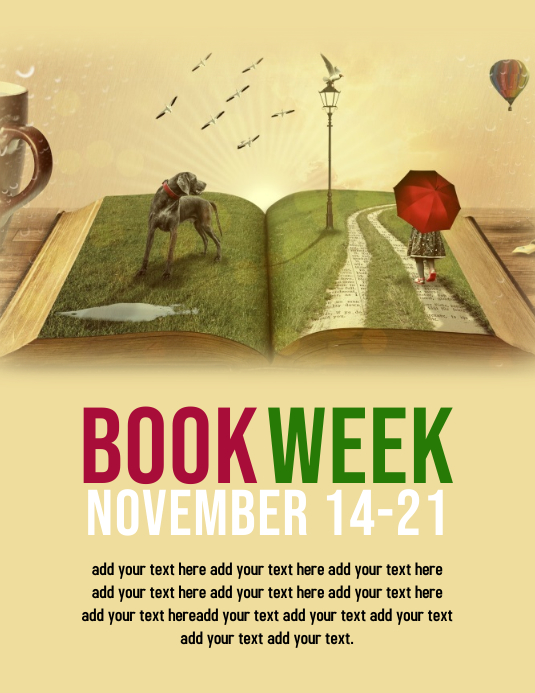 Copy of Book week flyer 2 | PosterMyWall