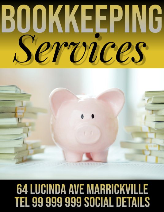 bookkeeping Template | PosterMyWall