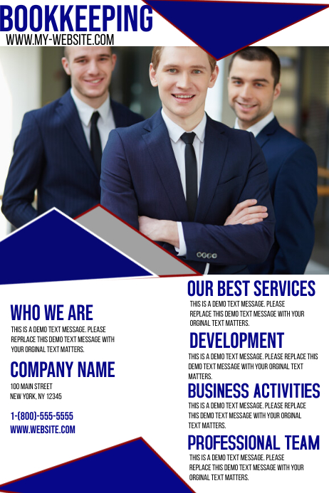 Bookkeeping Flyer Template | PosterMyWall