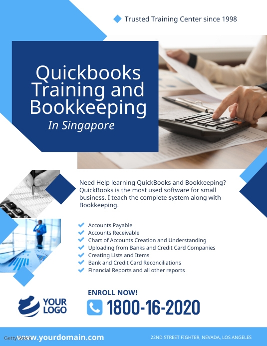 Bookkeeping Training Flyer template | PosterMyWall