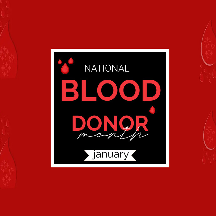 boold donor month Template | PosterMyWall