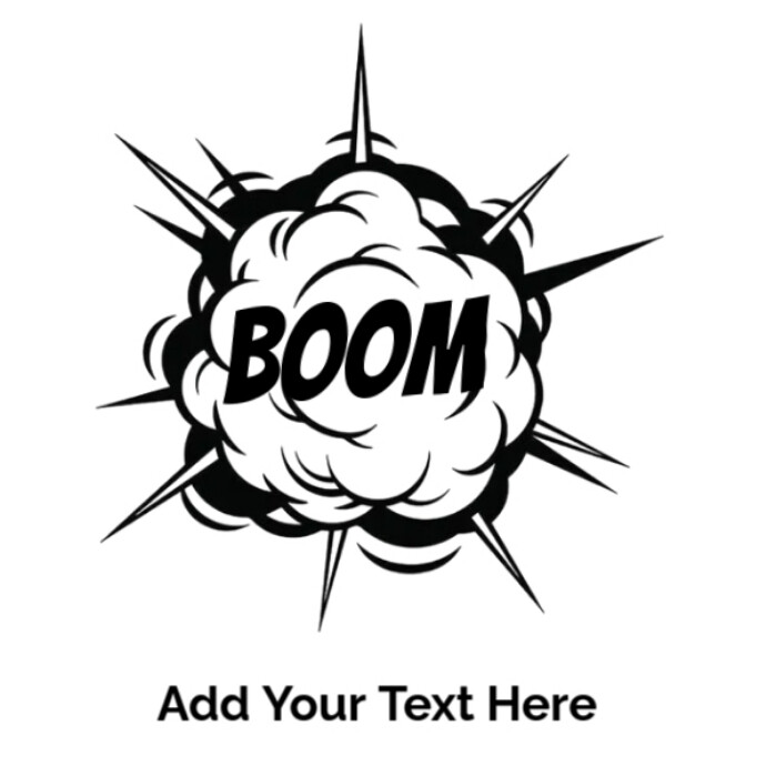 BOOM LOGO Template | PosterMyWall