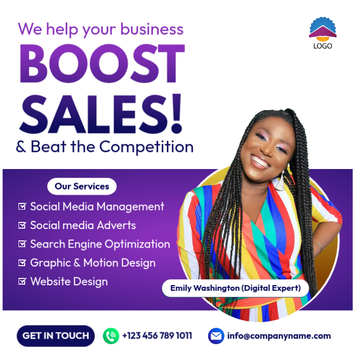 Plantilla de boost your sales flyer | PosterMyWall