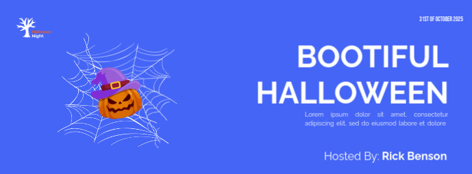Bootiful Halloween facebook cover Template | PosterMyWall