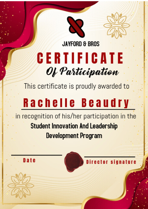 Border certificate Template | PosterMyWall