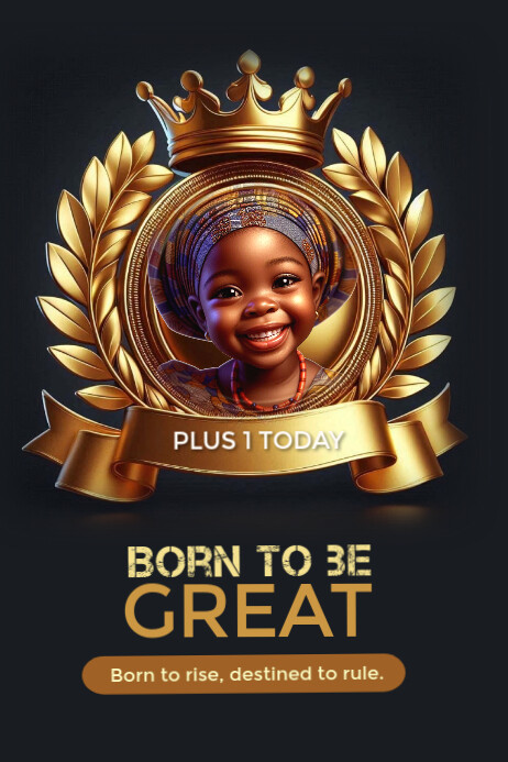 Born to be great Template | PosterMyWall