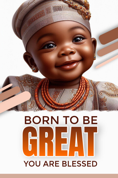 Copy of born to be great | PosterMyWall