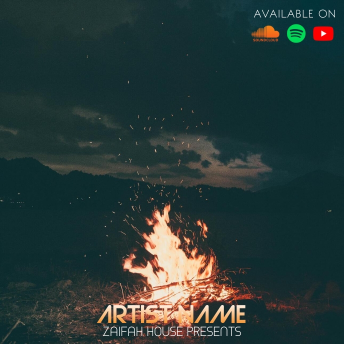 Bornfire album cover Template | PosterMyWall