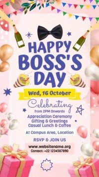 Boss's Day celebration Template | PosterMyWall