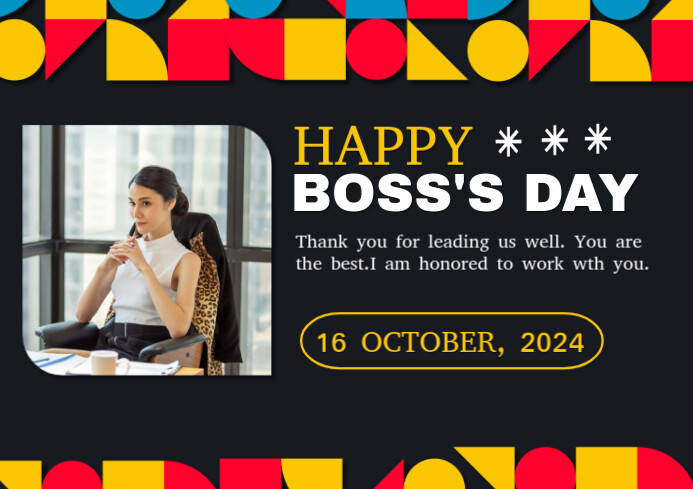 Boss's Day Design Template | PosterMyWall