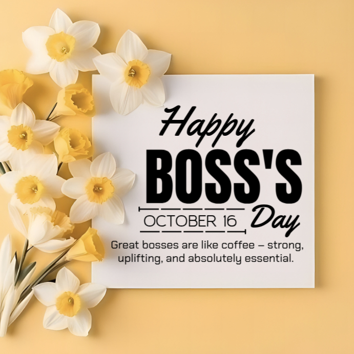 Bosses Day Anniversary Instagram Post-Vorlage | PosterMyWall