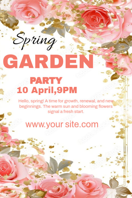 Botanical Bash Flyer Template | PosterMyWall