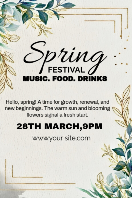 Copy of Botanical Bliss Bash | PosterMyWall