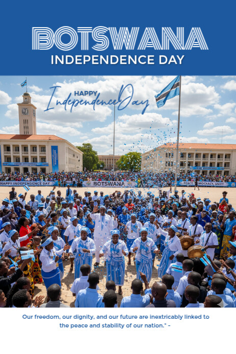 Botswana, botswana independence, botswana independence day Template ...