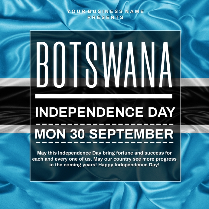 Botswana Templat | PosterMyWall