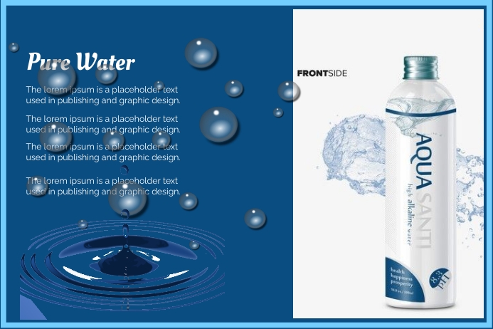 Brosur Brosur Label Botol Templat | PosterMyWall