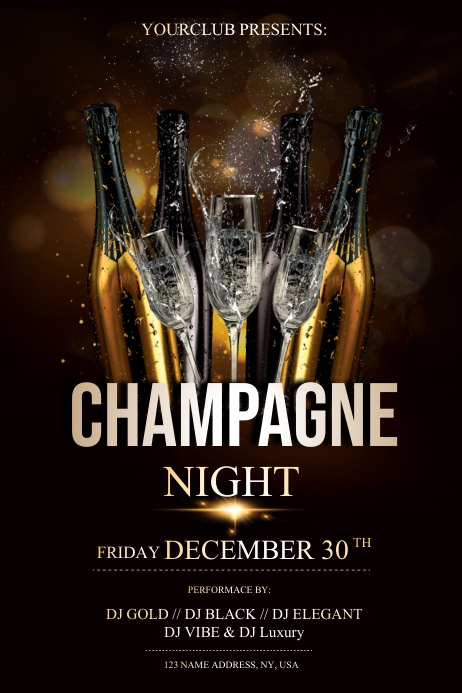 Bottle Party Poster Template | PosterMyWall