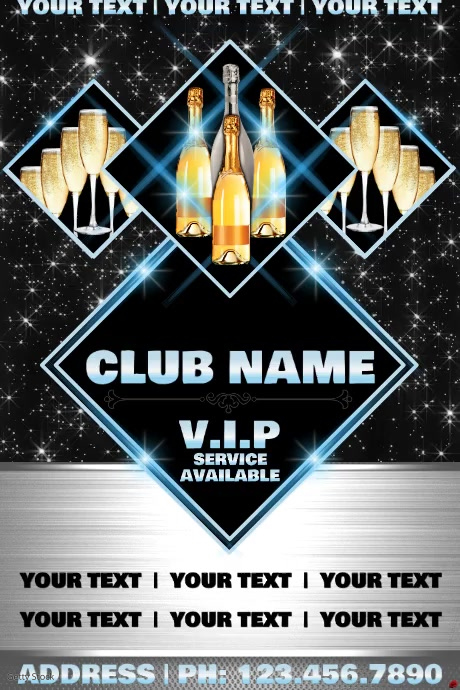 Bottle Service Template | PosterMyWall