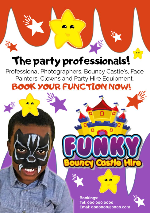 Bouncy Castle Hire Template | PosterMyWall