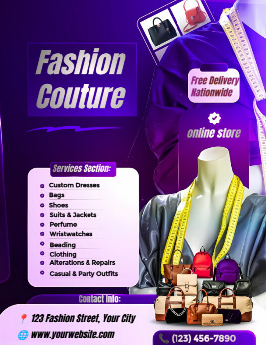 Boutique Fashion Poster Template | PosterMyWall