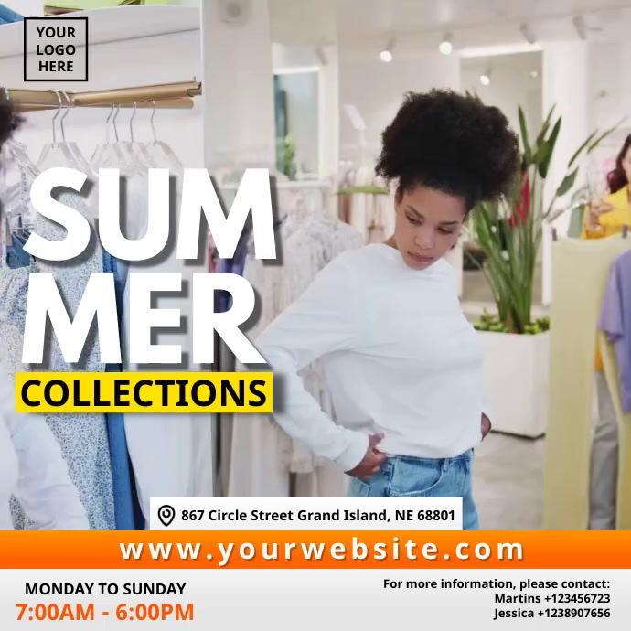 Boutique Flyer Video Design Template | PosterMyWall