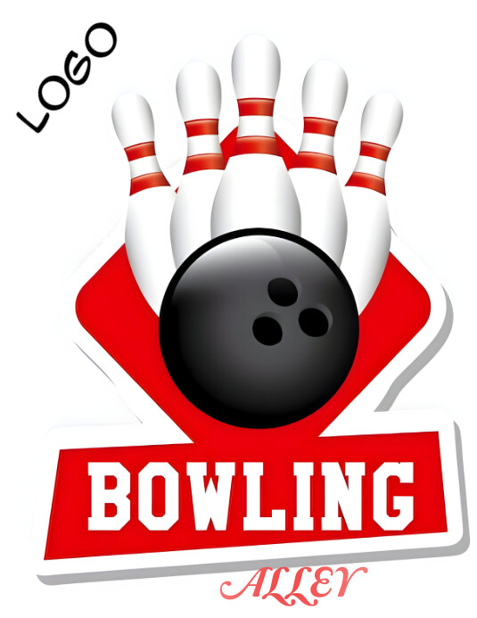Bowling alley Template | PosterMyWall
