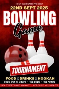 Bowling Ads Template | PosterMyWall